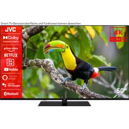 F (A bis G) JVC LED-Fernseher "LT-50VU6355" Fernseher schwarz LED Fernseher