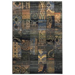 Teppich Theko "Gabiro 5504" Teppiche Gr. B/L: 200 cm x 285 cm, 12 mm, 1 St., blau Esszimmerteppiche