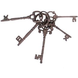 Signes Grimalt - Grey Garden Keys – Schlüsselanhänger aus Gusseisen, 25 x 8 x 7 cm - Gris