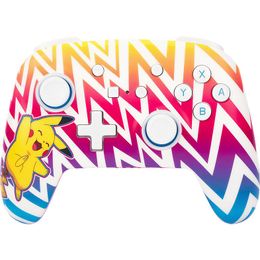 PowerA Verbesserter kabelloser - Vibrant Pikachu Controller Mehrfarbig für Nintendo Switch