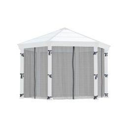 Canopia Sechseckiges Moskitonetz für Pavillon Monaco / Rom 2,3 x 2,2 m