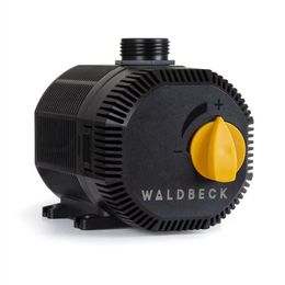 Waldbeck - Nemesis T35 Teichpumpe 35W Leistung 2 m Förderhöhe 2300l/h Durchsatz - Schwarz / orange