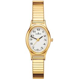 Quarzuhr Dugena "Vintage Comfort, 4168003" Armbanduhren goldfarben Damen Quarzuhren