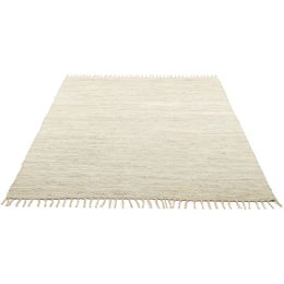 Teppich Home Affaire "Gastines" Teppiche Gr. B/L: 160 cm x 230 cm, 5 mm, 1 St., beige (natur) Baumwollteppiche