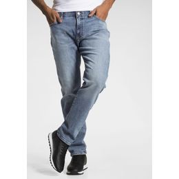 Slim-fit-Jeans Lee "Extrem Motion Slim" Gr. 36, Länge 32, blau (lenny) Herren Jeans Slim Fit
