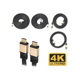 Meditrade GmbH Trade Shop Traesio - high speed hdmi 2.0 kabel unterstützt ethernet 3D video 4K und arc 1.80 meter