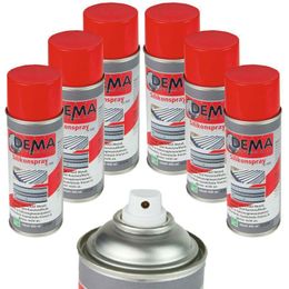 Dema Silikonspray / Cockpitspray 6 x 400 ml Kunststoffpflege Gummipflege