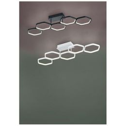 Iperbriko - Vigo Dimmbare LED-Deckenleuchte 5 Hexagons L90 cm Weiß Trio Lighting