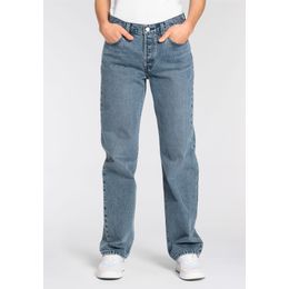 Levi's Weite Jeans LEVI'S "90'S 501" Gr. 28, Länge 30, blau (multi denim) Damen Jeans Weite