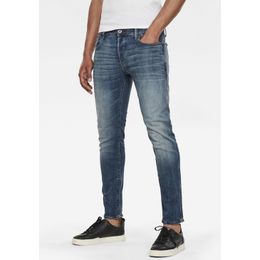 Slim-fit-Jeans G-Star Raw "3301 Slim" Gr. 32, Länge 32, blau (blue) Herren Jeans Slim Fit