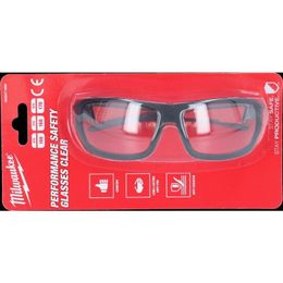 Performance Clear Safety Glasses Schutzbrille ( 4932471883 ) Anti-Beschlag Beschichtung - Milwaukee