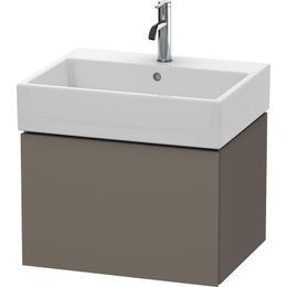 L-Cube Waschtischunterbau wandhängend,1 Auszug, 58,4 x 45,9 cm, für Vero Air 235060, Farbe: Flannel Grey Seidenmatt Lack - LC617509090 - Duravit