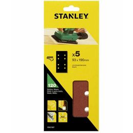Stanley - 5 perforierte Sandpapierblätter