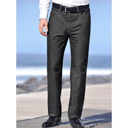 5-Pocket-Jeans Gr. 28, Unterbauchgrößen, grau (anthrazit) Herren Jeans Hosen