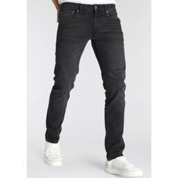 Tapered-fit-Jeans Pepe Jeans "Stanley" Gr. 32, Länge 34, schwarz (washed used) Herren Jeans Tapered-Jeans