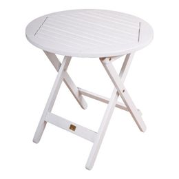 Beistelltisch Mesa white washed ø 50 x 50 cm - Garden Pleasure