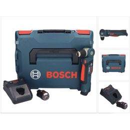 Bosch - Professional gwb 12V-10 Akku Winkelbohrmaschine 12 v + 1x Akku 2,0 Ah + Ladegerät + L-Boxx