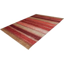 Teppich Calo-deluxe "Ophir 205" Teppiche Gr. B/L: 115 cm x 170 cm, 8 mm, 1 St., bunt (rot, bunt) Baumwollteppiche