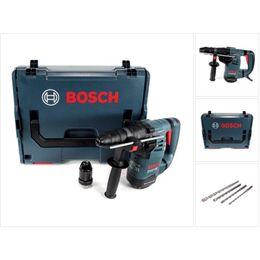 Bosch GBH 3-28 DFR Professional Bohrhammer 800 W 3,1 J SDS Plus + 4 tlg. Bohrer Set + L-Boxx