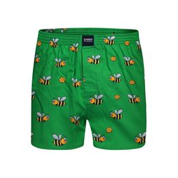 Happy Shorts Boxershorts 'Motive' Herren Gr&ouml;&szlig;e L grasgr&uuml;n