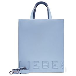 Liebeskind Berlin Shopper Paperbag M PAPER BAG LOGO CARTER, Handtasche Bag Ladies, Zertifiziert nach LWG, blau
