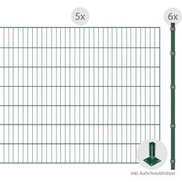 Arvotec Einstabmattenzaun ESSENTIAL 140 zum Aufschrauben, (Set), Zaunhöhe 140 cm, Zaunlänge 2 - 60 m, grün