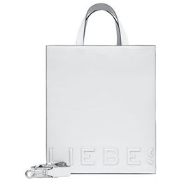 Liebeskind Berlin Shopper Paperbag M PAPER BAG LOGO CARTER, weiß