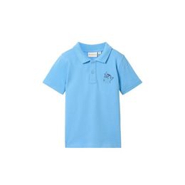 Tom Tailor Poloshirt mit Motivprint, blau