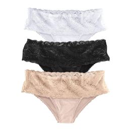 Vivance String Damen Gr&ouml;&szlig;e XL champagner / schwarz / wei&szlig;