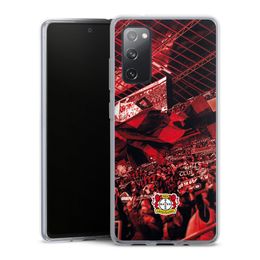 DeinDesign Galaxy S20 FE Handy Silikon H&uuml;lle Case transparent Handyh&uuml;lle Merchandise Bayer 04 Leverkusen Official Licensed Product Silikon Case