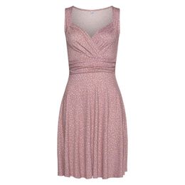 Vivance Kleid Damen Gr&ouml;&szlig;e 34 altrosa / wei&szlig; Winterkleid