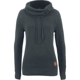 bonprix Rollkragenpullover mit Kordeln