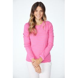 LIEBLINGSSTÜCK Langarmshirt LIEBLINGSSTÜCK "CybillaL" Gr. M (38), pink (pink gestreift) Damen Shirts Jersey