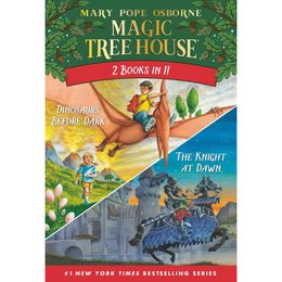 Magic Tree House 2-in-1 Bindup: Dinosaurs Before Dark / The Knight at Dawn - Mary Pope Osborne, Taschenbuch