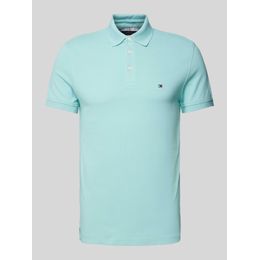 Tommy Hilfiger Slim Fit Poloshirt mit Label-Stitching