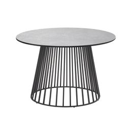 solpuri Grid Lounge- und Beistelltisch Aluminium Pebble Grey/Anthracite Keramik/Aluminium