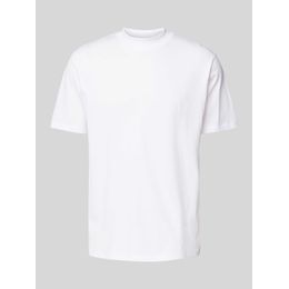 Rotholz T-Shirt mit Turtleneck Modell 'Big Collar'