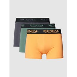 McNeal Trunks mit elastischem Logo-Bund im 3er-Pack