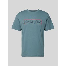Jack & Jones T-Shirt mit Label-Print Modell 'JOSHUA'
