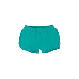 suebidou Shorts kurze Sommershorts Stoffhose Mädchen grün mit Rüschen Baby/Kleinkind Rüschen