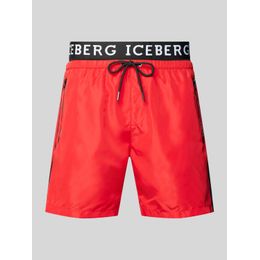 Badehose mit seitlichen Reißverschlusstaschen