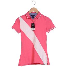 Tommy Hilfiger Damen Poloshirt, pink, Gr. 34