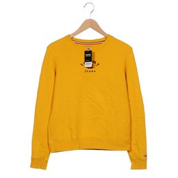 Tommy Jeans Damen Sweatshirt, gelb, Gr. 36