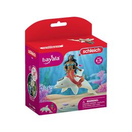 Schleich Isabelle auf Delphin Spielset Mehrfarbig