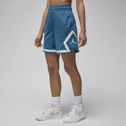 Jordan Sport Damenshorts mit diamantförmigen Akzenten - Blau