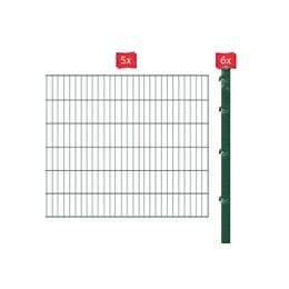 Arvotec Einstabmattenzaun ESSENTIAL 120 zum Einbetonieren, (Set), Zaunhöhe 120 cm, Zaunlänge 2 - 60 m, grün