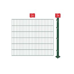 Arvotec Einstabmattenzaun ESSENTIAL 120 zum Aufschrauben, (Set), Zaunhöhe 120 cm, Zaunlänge 2 - 60 m, grün