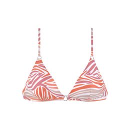 Sunseeker Bikinitop Damen Gr&ouml;&szlig;e 80 orange / pink / wei&szlig;