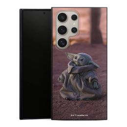 DeinDesign Galaxy S24 Ultra Handy Silikon H&uuml;lle Case schwarz Handyh&uuml;lle The Child Star Wars Baby Yoda