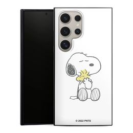 DeinDesign Galaxy S24 Ultra Handy Silikon H&uuml;lle Case schwarz Handyh&uuml;lle Snoopy Love Peanuts